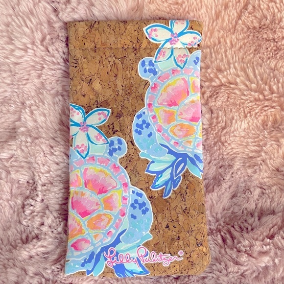 Lilly Pulitzer | Accessories | Lilly Pulitzer Floral Turtle Print ...